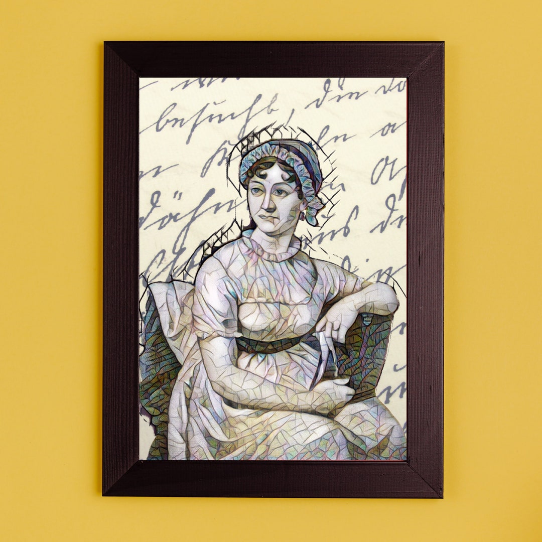 Jane Austen Poster A4, Digital Download, Digital Image, Printable ...