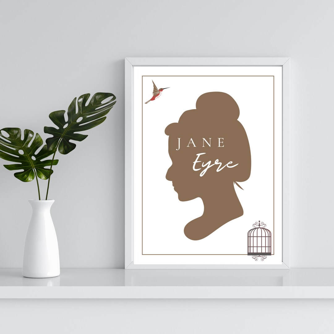 A4 Jane Eyre Quote, Charlotte Bronte Quote Print, Book Quote, Charlotte ...