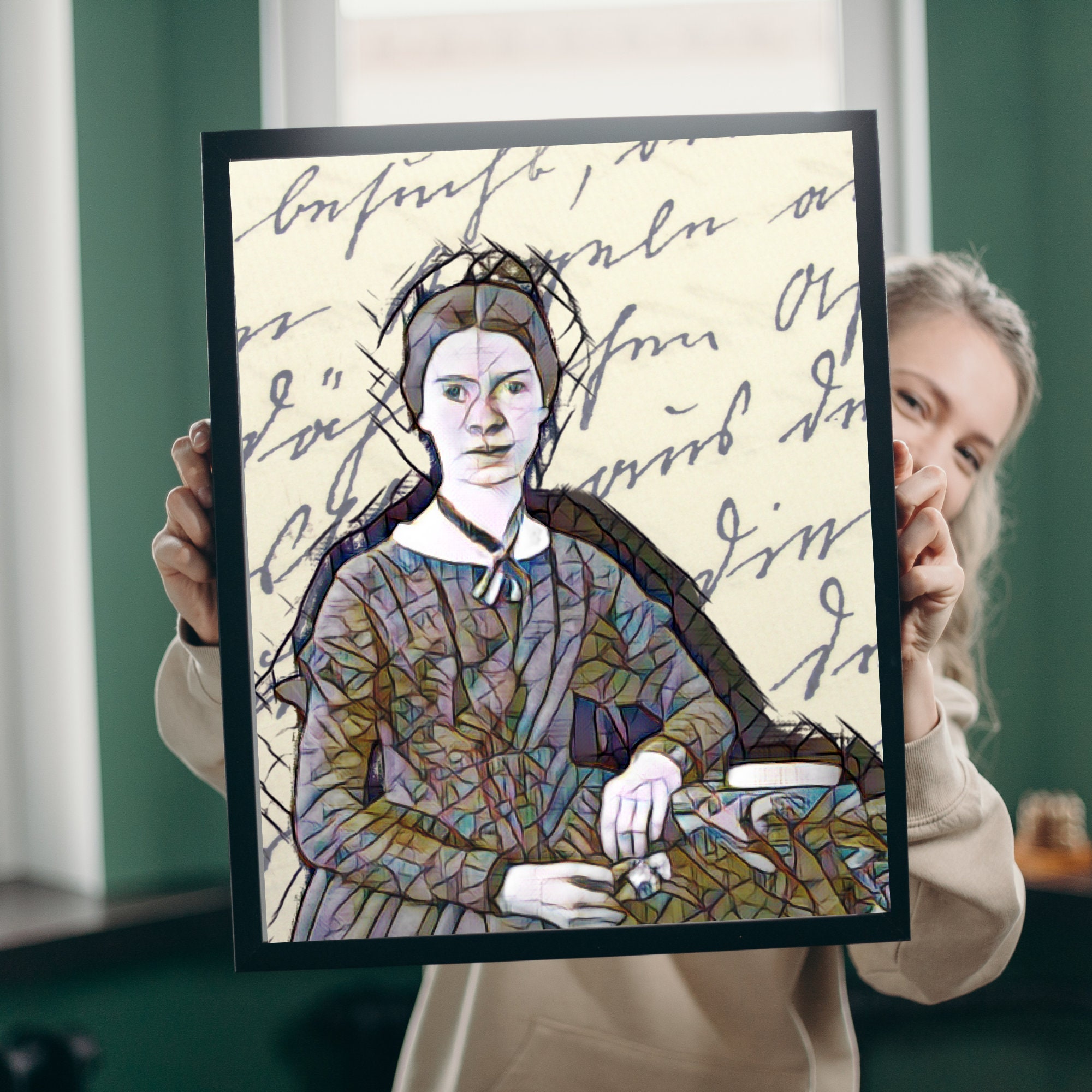 Emily Dickinson Poster A4, Digital Download, Digital Image, Printable ...