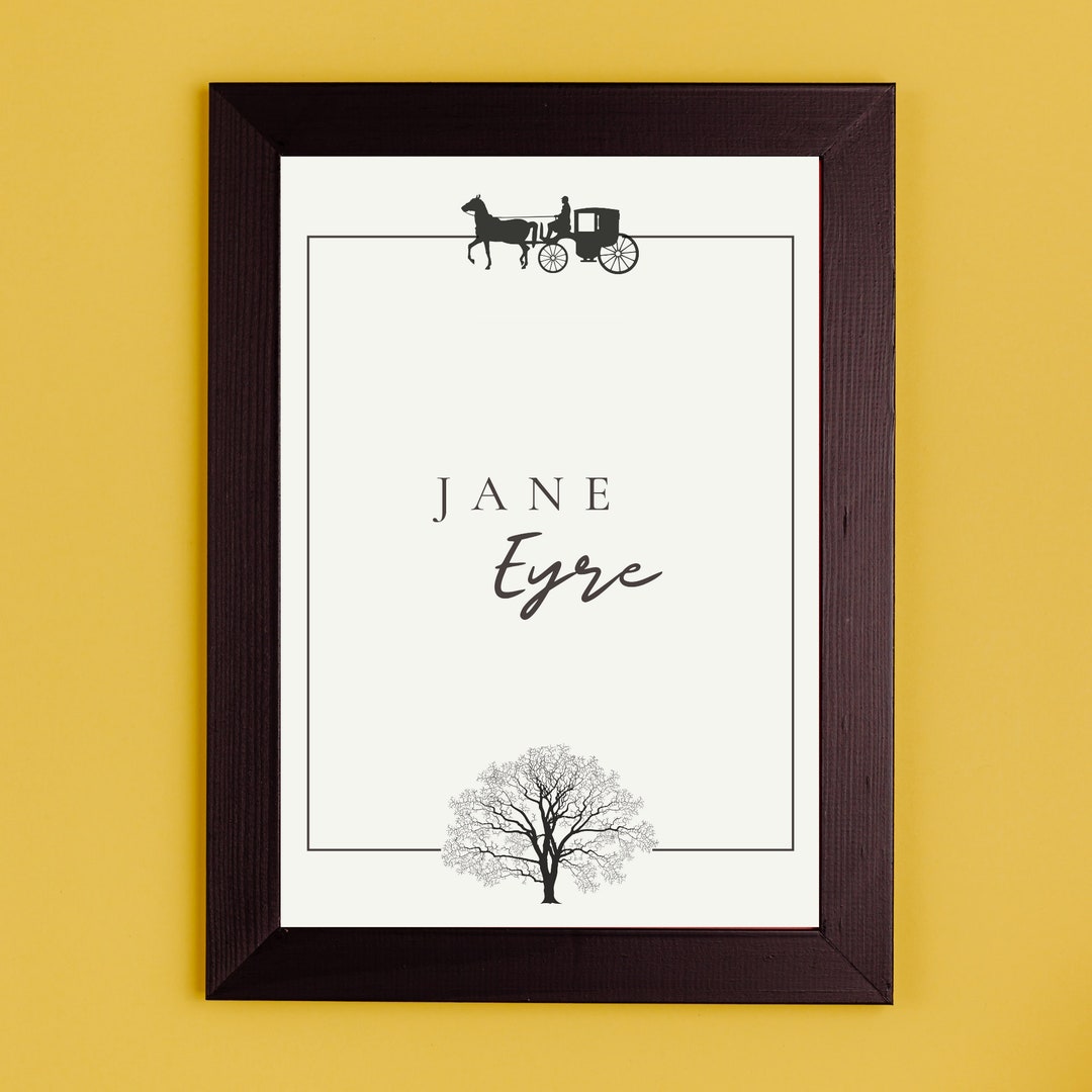 Jane Eyre Quote, A4 Poster, Quote Print, Book Quote, Charlotte Brontë ...