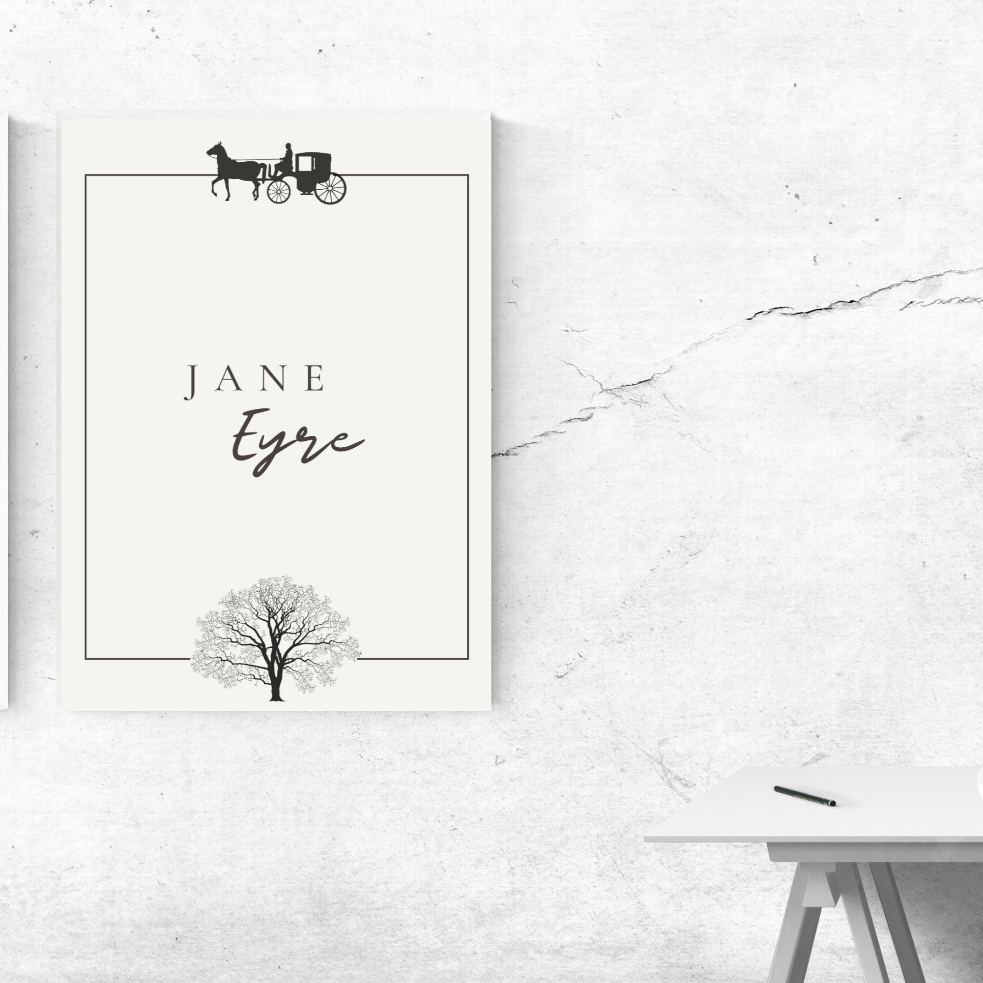Jane Eyre Quote A2 Poster Quote Print Book Quote Charlotte - Etsy