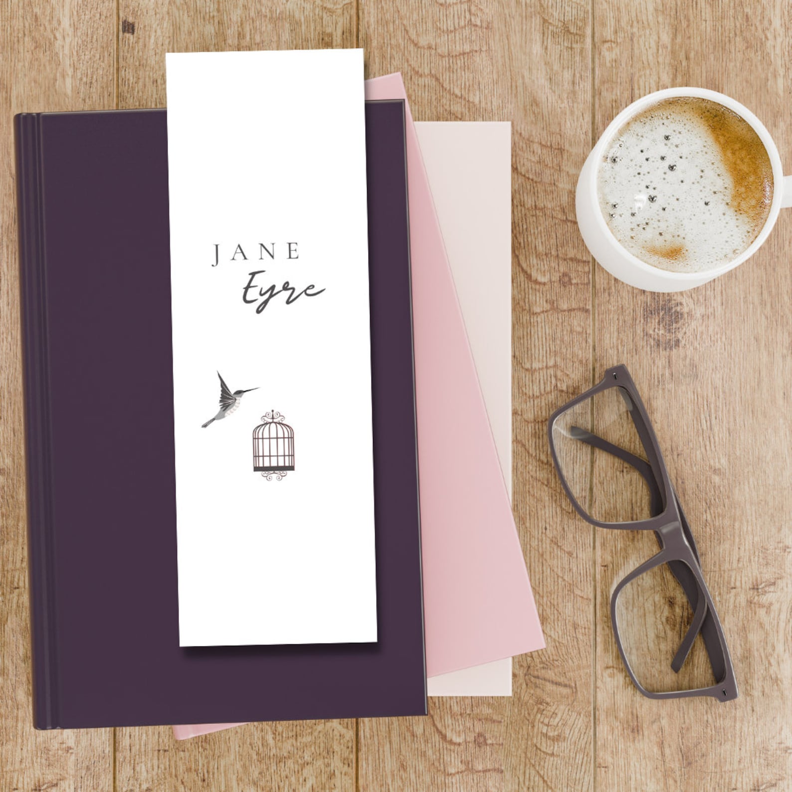 Printable Bookmarks, Printable Bookmarks Jane Eyre Inspired, Bookmark ...