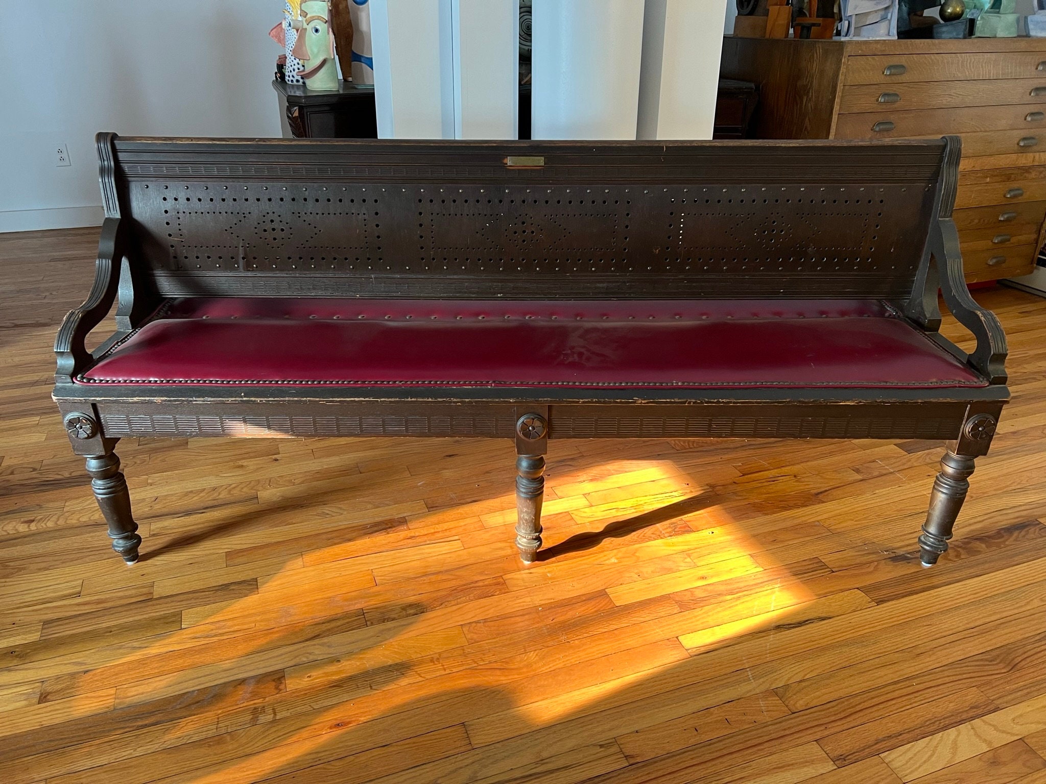 Vintage Double Sided Chair or Bench. in Excellent Condition. - Etsy