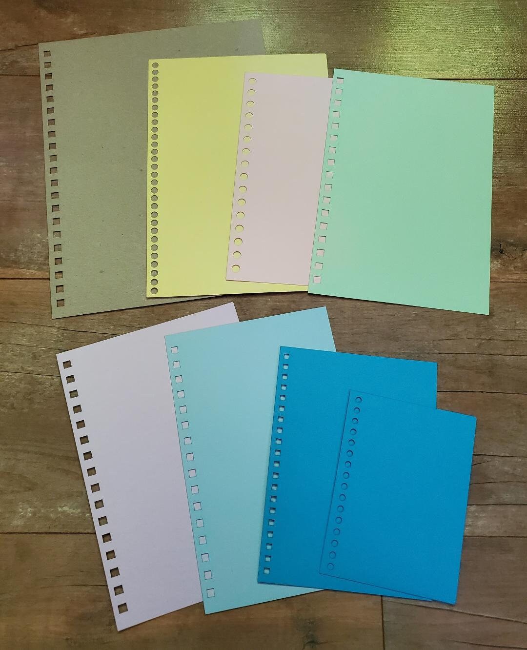 Spiral Notebook Cover Templates Bundle of 8 SVG Laser Cut Files Instant ...