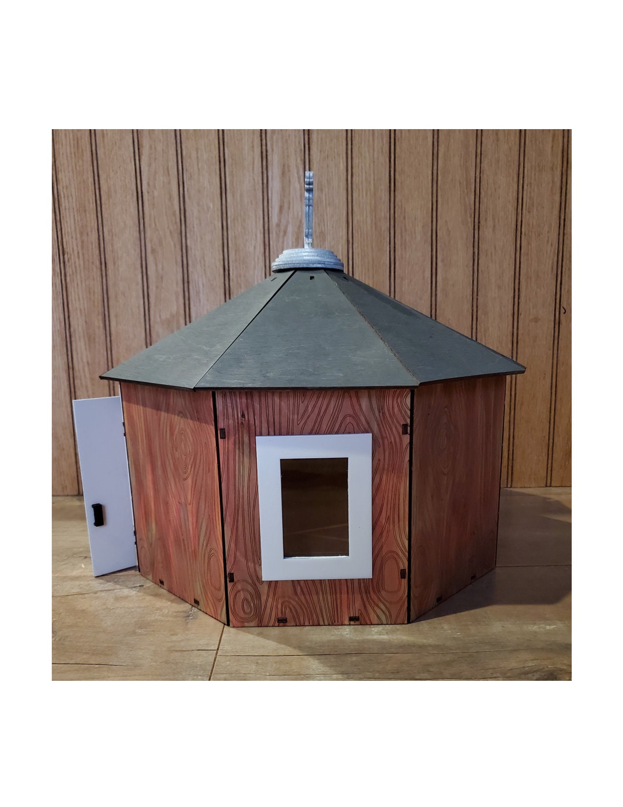 3D Octagonal Barn and Accessories SVG Bundle Laser Cut Files Instant ...