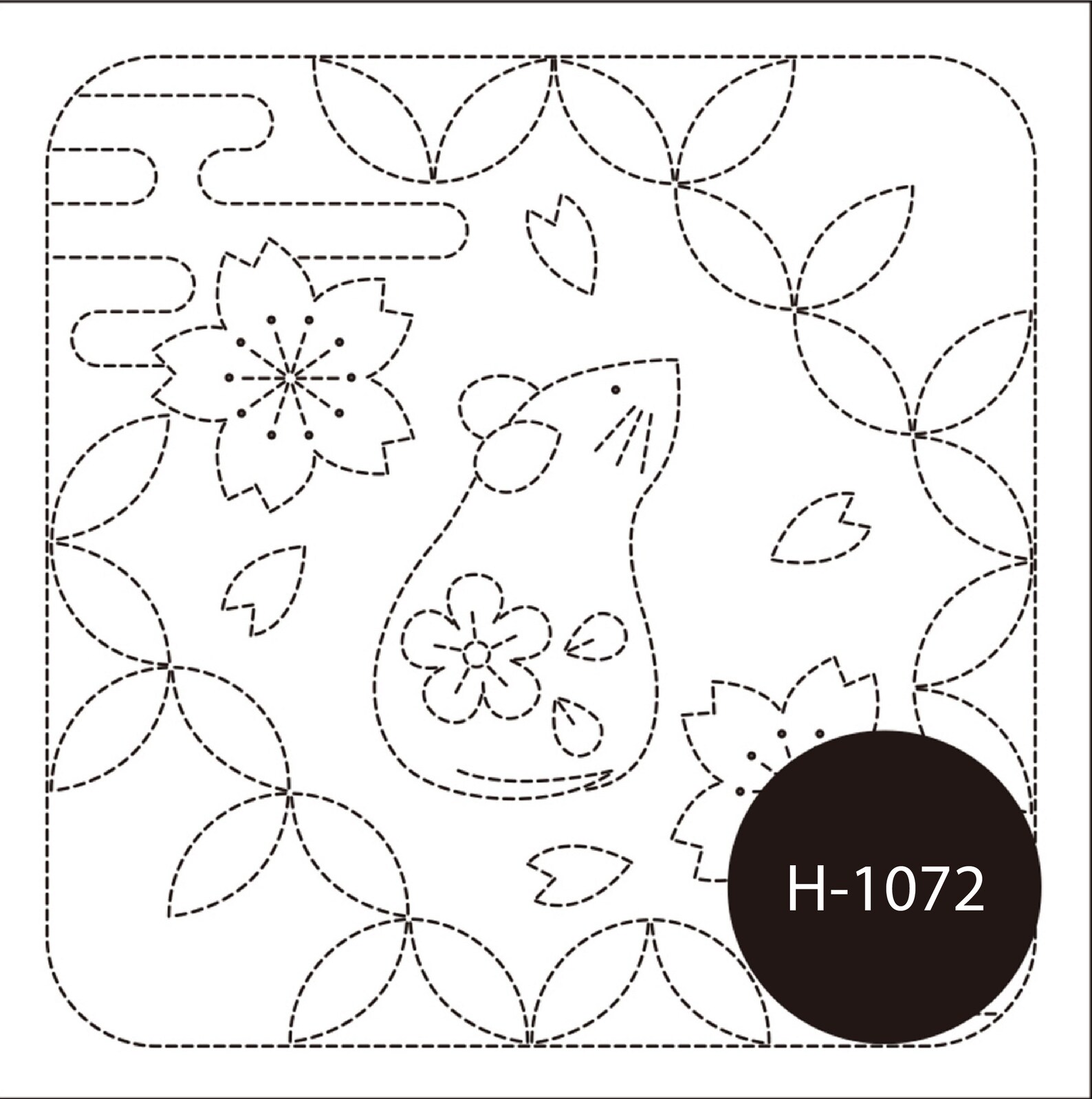 Sashiko Pre-printed Panels Sashiko Patterned Fabric UK Seller | Etsy