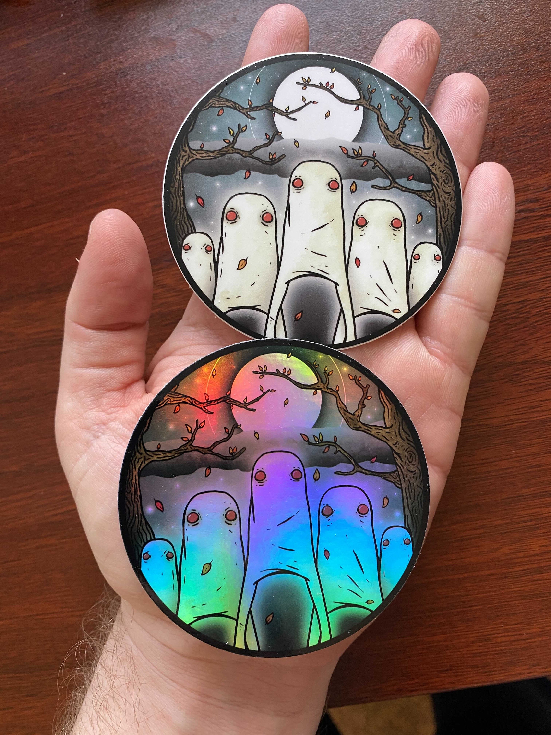 Fresno Nightcrawlers Cryptid Stickers (regular & Holographic) - Etsy