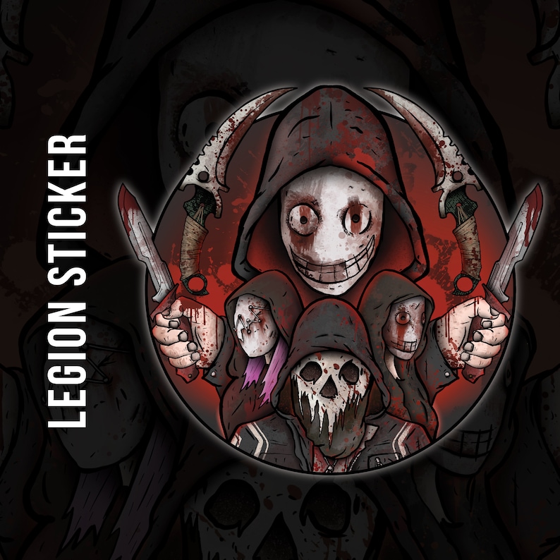 Dead by Daylight the Legion Sticker - Etsy