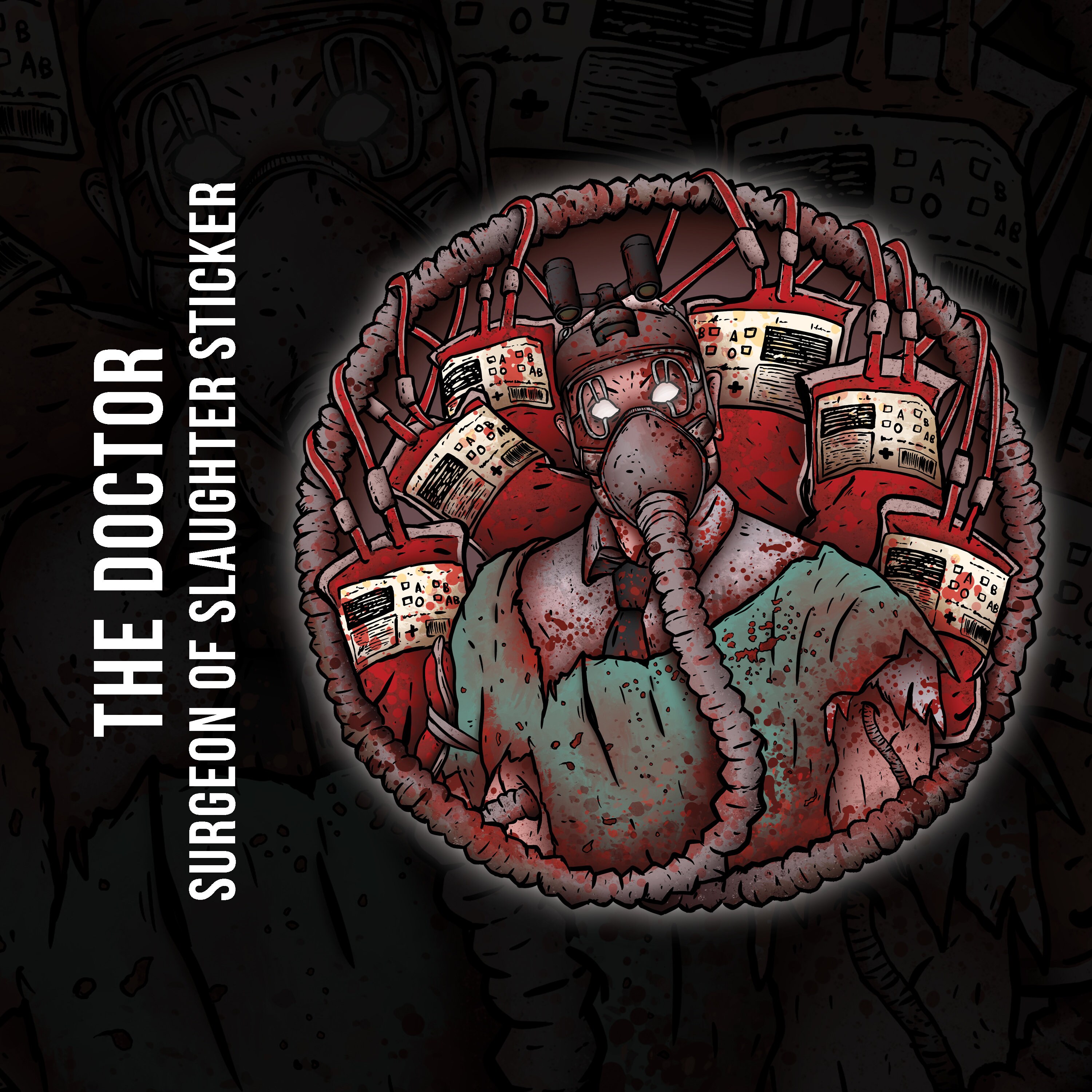 The Doctor Sticker DBD Paper & Party Supplies Stickers Paper etna.com.pe