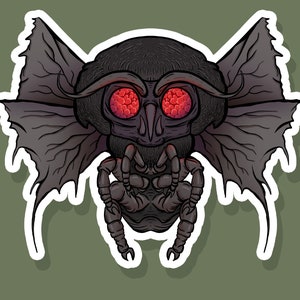 Fallout - Mothman Sticker - Etsy