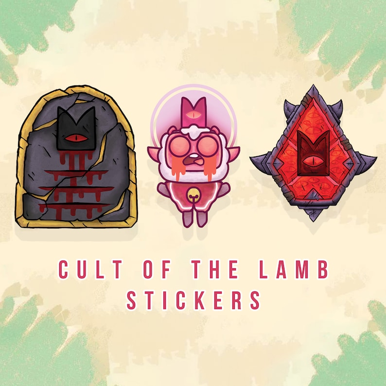 Cult of the Lamb Stickers - Etsy