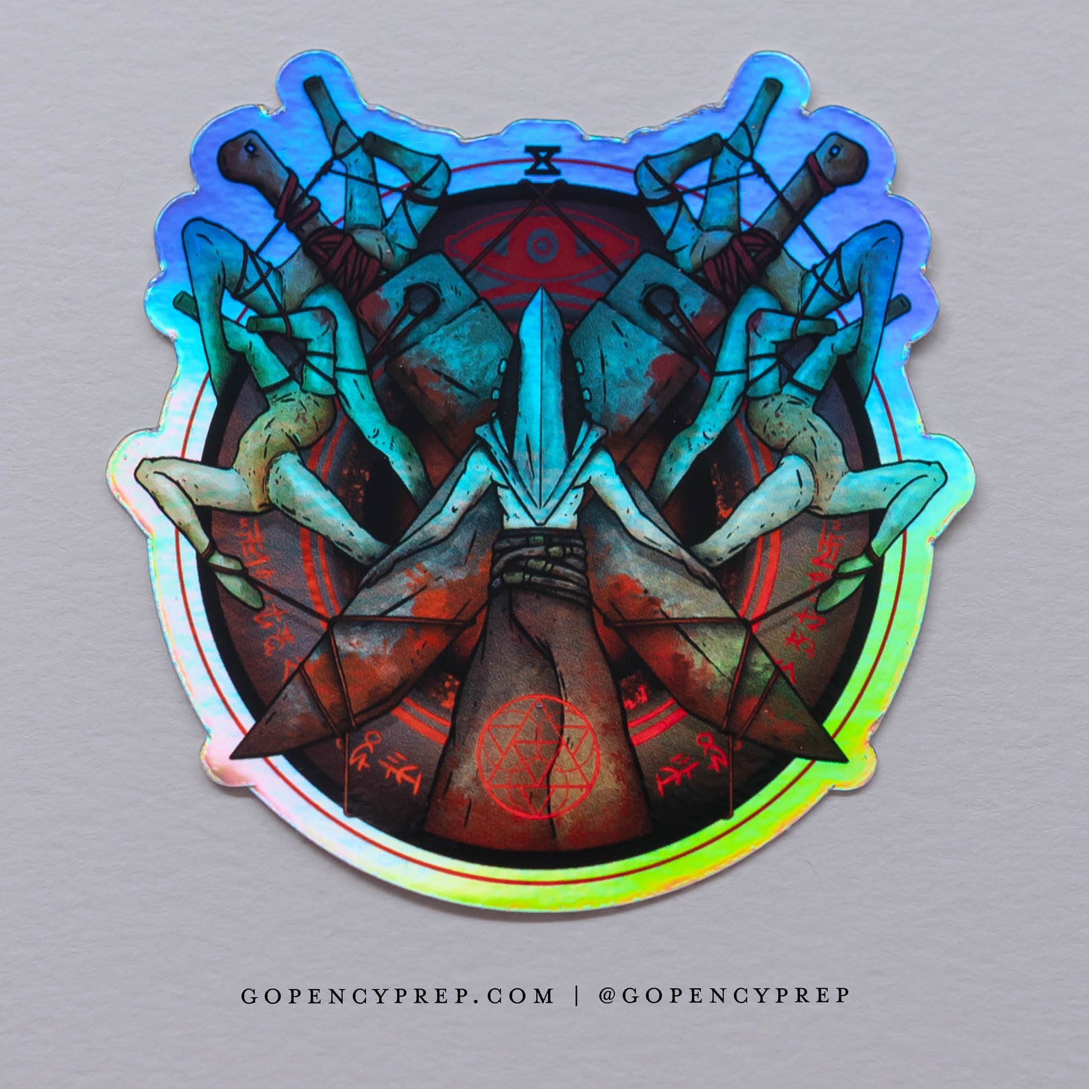 Pyramid Head Sticker - Etsy