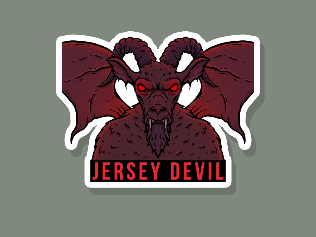 Cryptids: Jersey Devil Sticker - Etsy