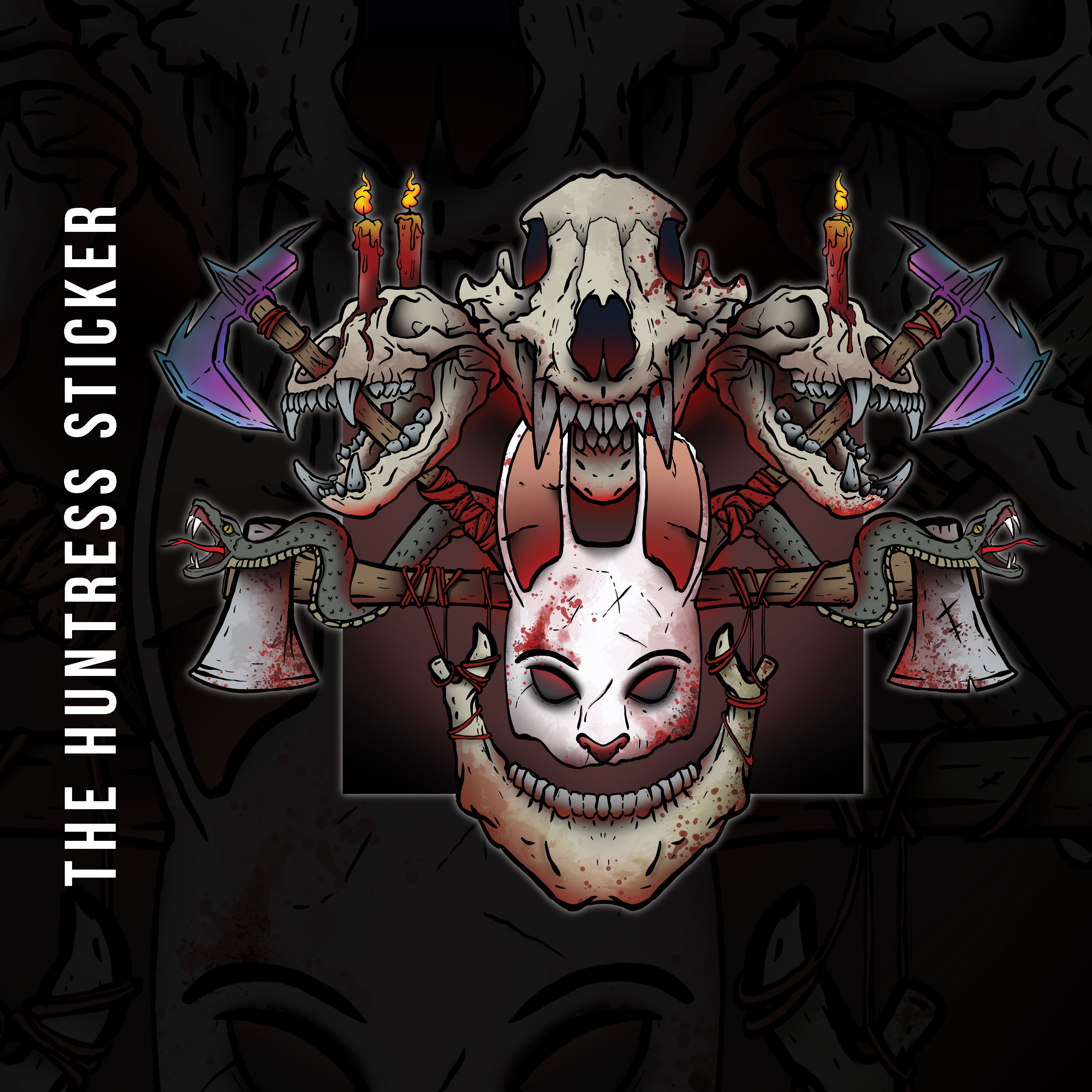 Dead by Daylight the Huntress Sticker - Etsy