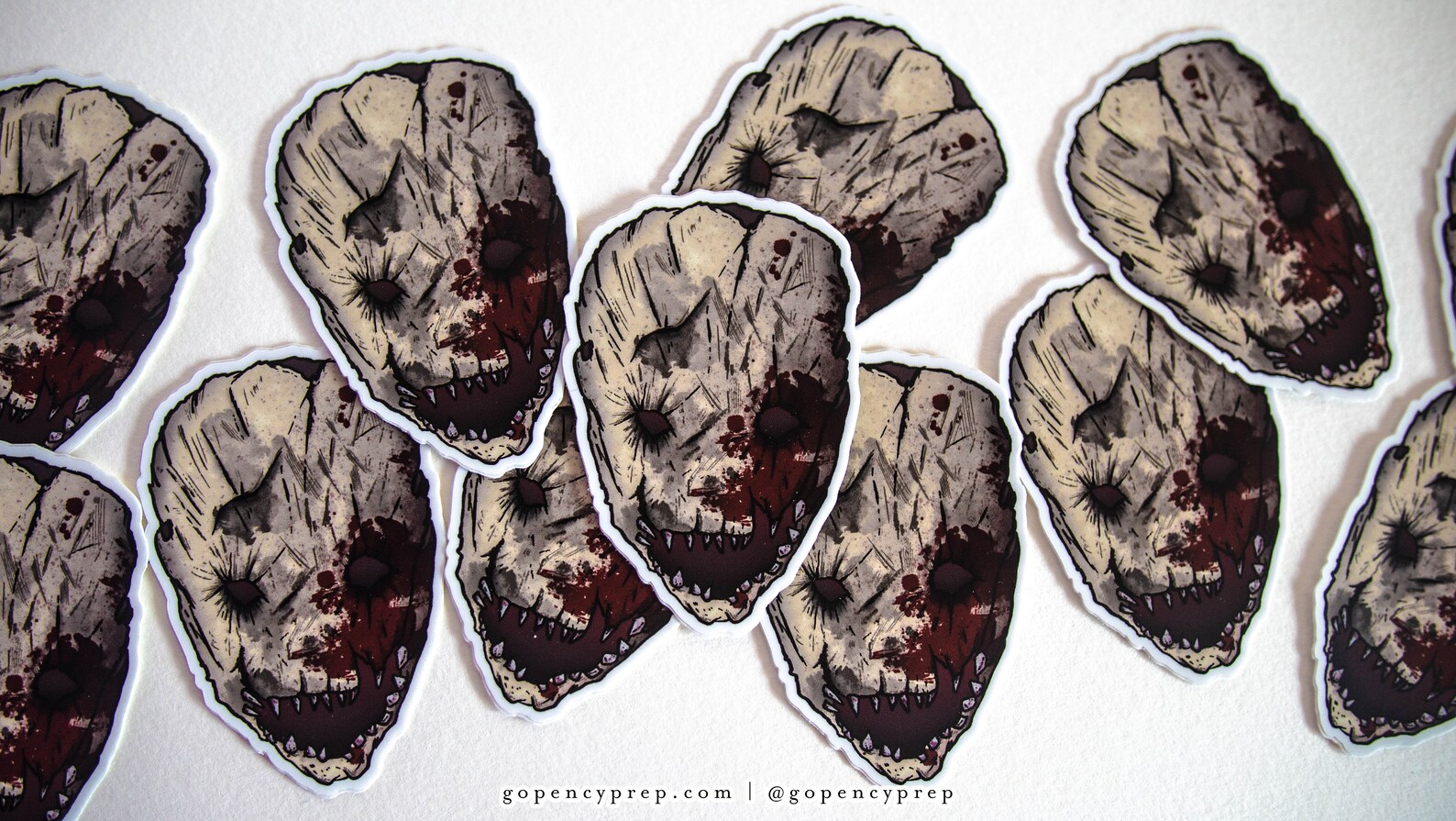 Dead by Daylight Trapper Mask Sticker - Etsy