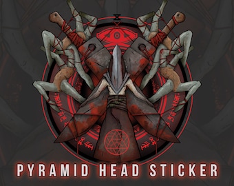 Pyramid Head Sticker - Etsy