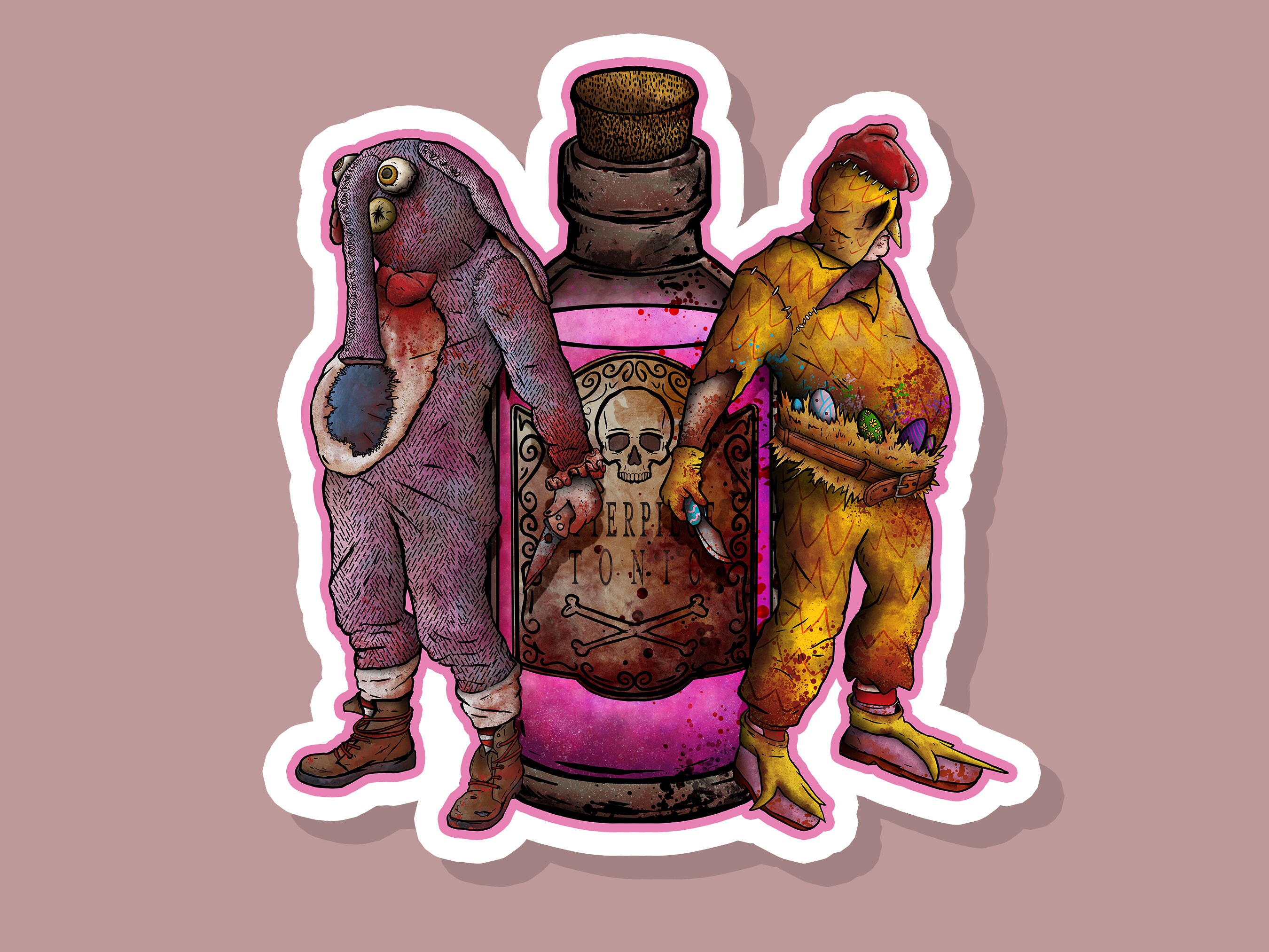 Dead by Daylight the Clown: Mr. Puddles & Eggs-uberent - Etsy Canada