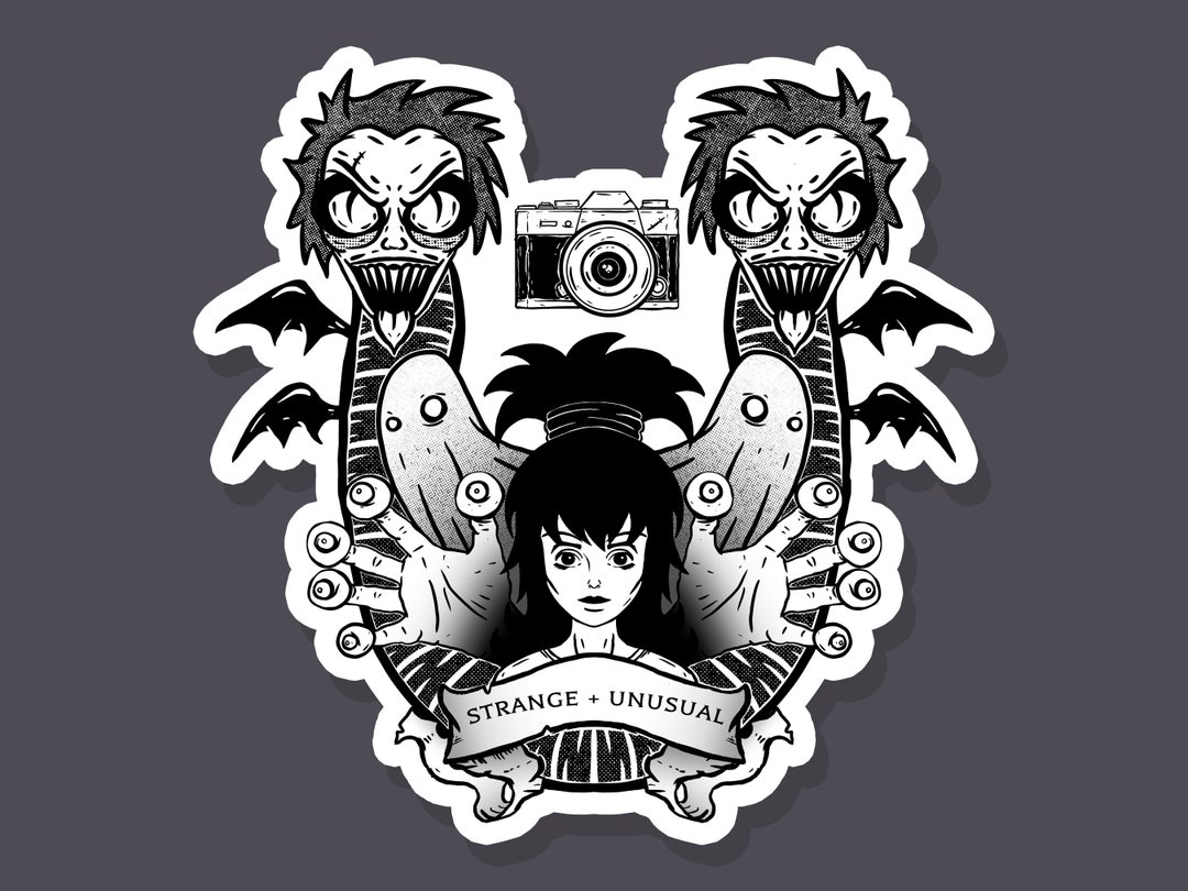 Lydia Deets / Beetlejuice Sticker - Etsy