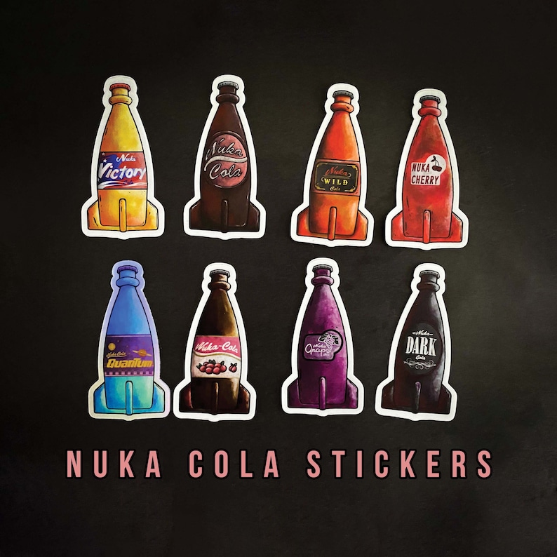 Fallout Nuka Cola Stickers - Etsy