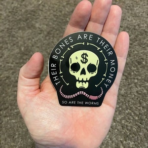 Bones Are Their Money ITYSL Sticker - Etsy