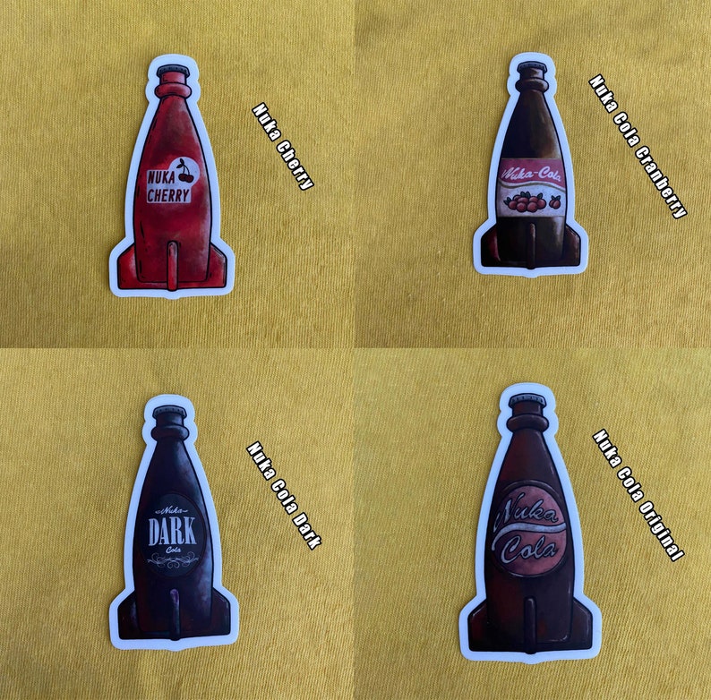 Fallout Nuka Cola Stickers - Etsy
