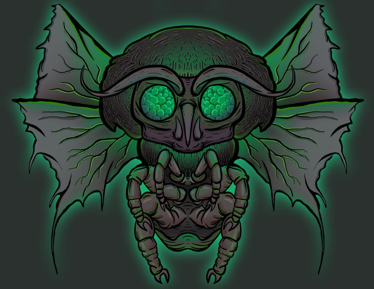 Fallout Mothman Sticker - Etsy