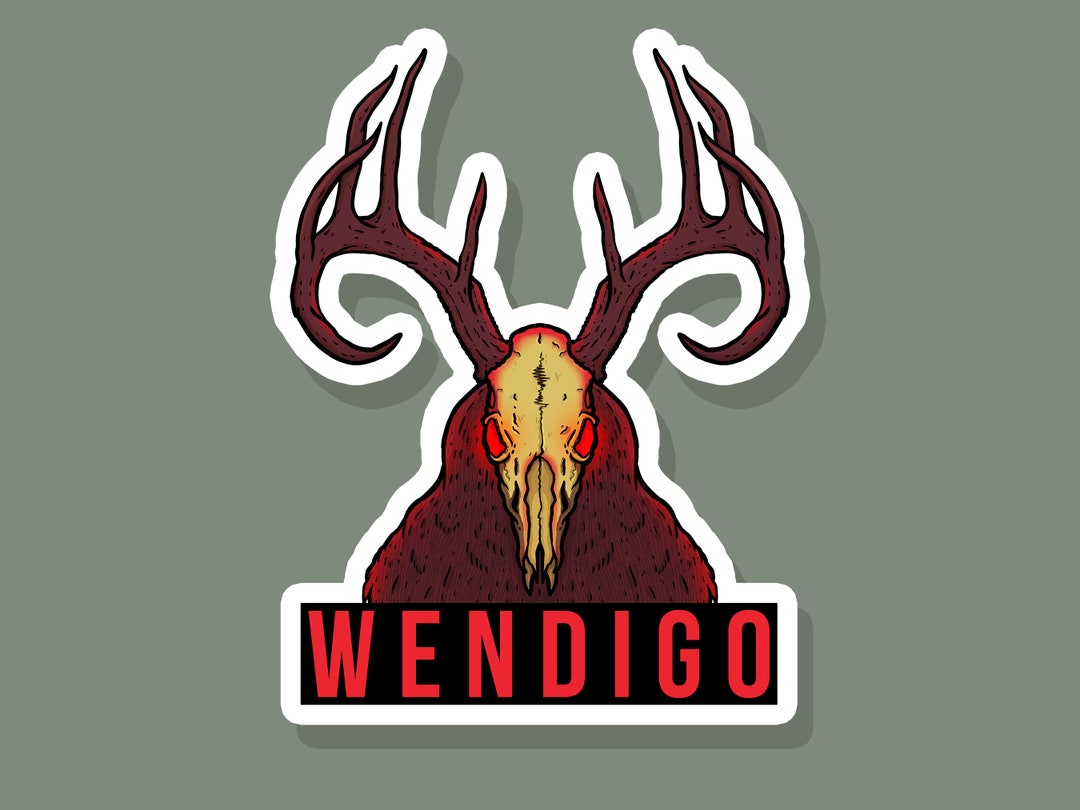 Cryptids: Wendigo Sticker - Etsy