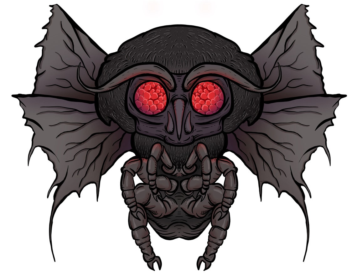 Fallout Mothman Sticker - Etsy