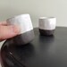 Set of 4 Shot Cups, Ceramic White Shot Cups, Small Cups, Handmade Shot ...