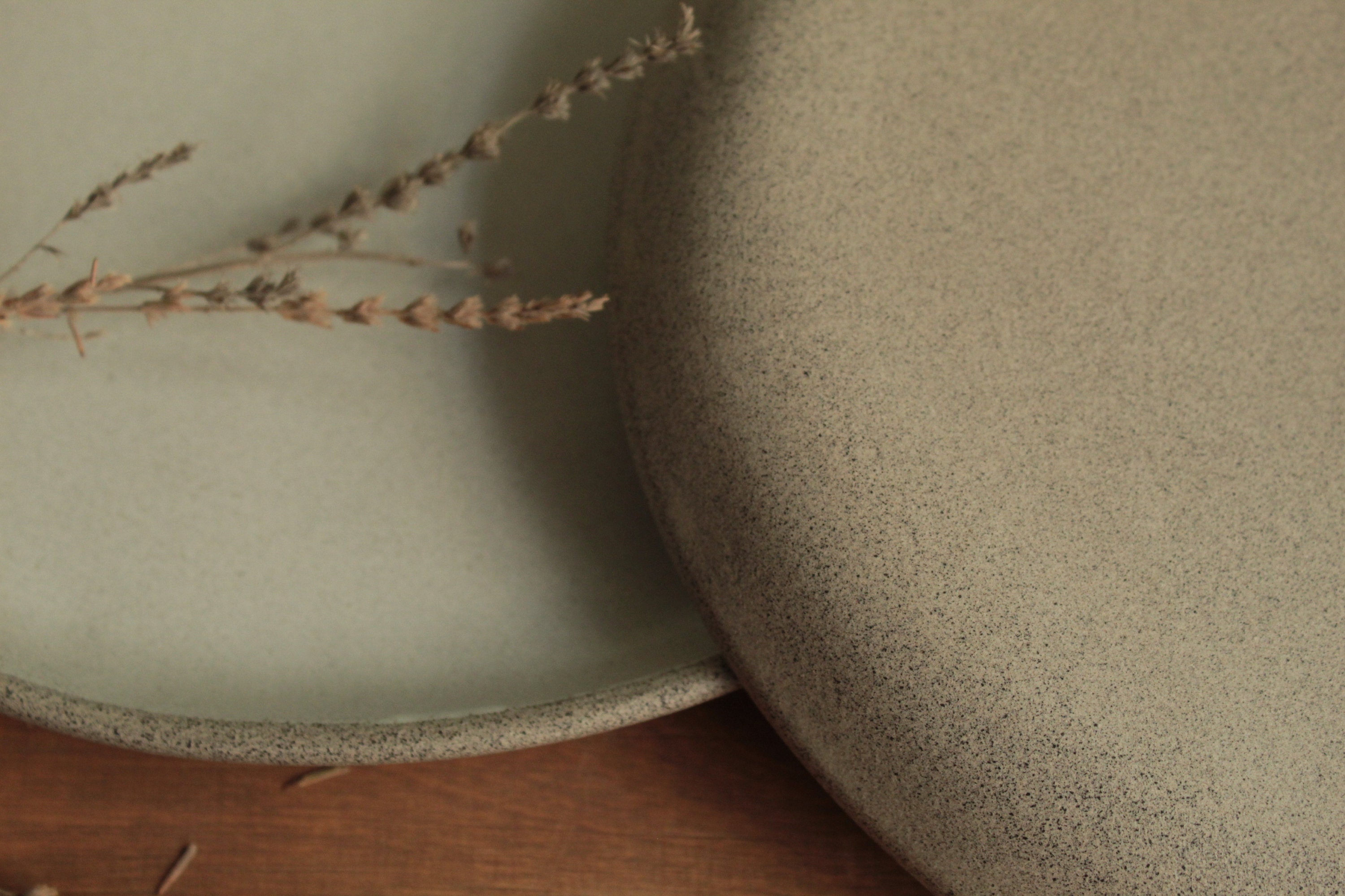 Set of 2 Ceramic Side Plates Handmade Ceramic Plates Gray - Etsy