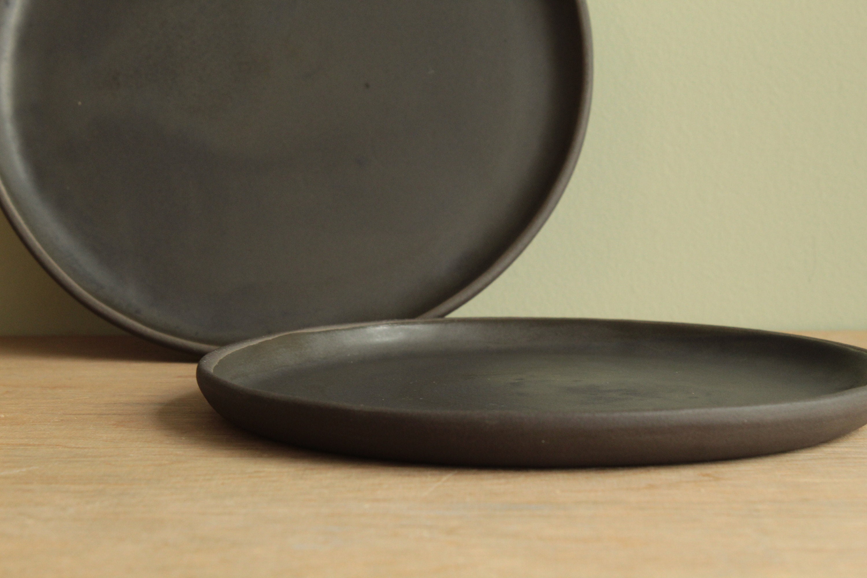 Set of 2 Ceramic Side Plates Handmade Ceramic Plates | Etsy