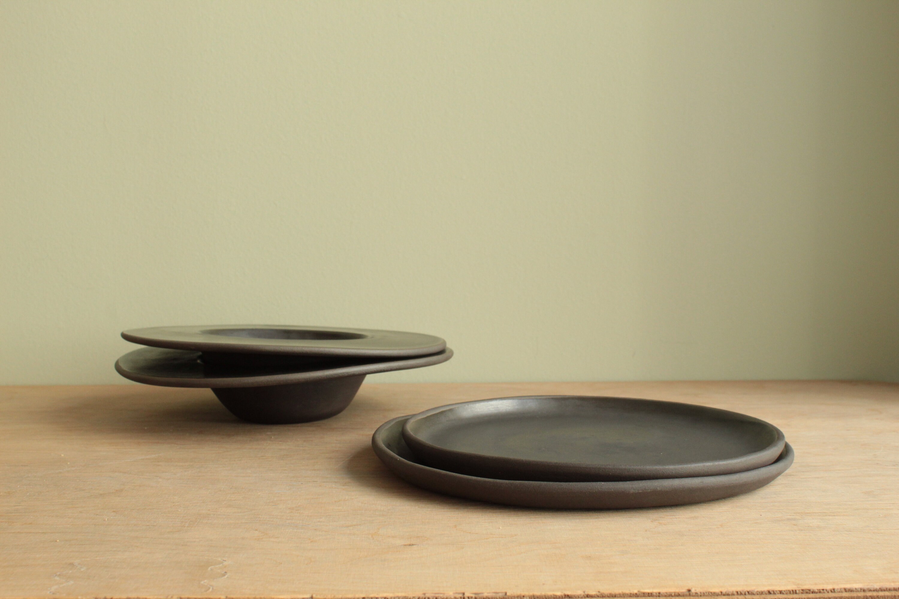 Set of 2 Ceramic Side Plates Handmade Ceramic Plates | Etsy