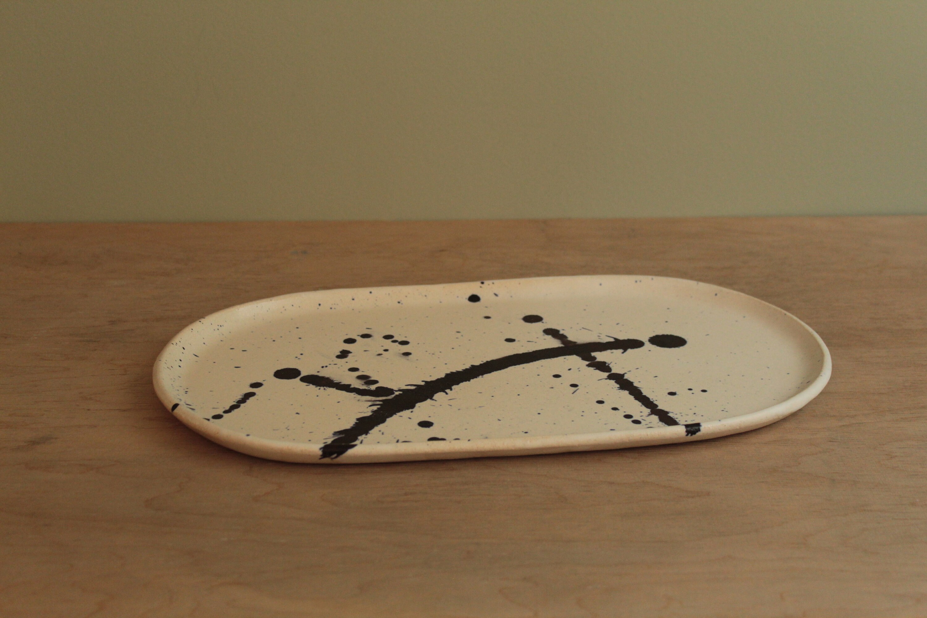 Handmade Ceramic Serving Platter Cream White Plate Ceramic - Etsy