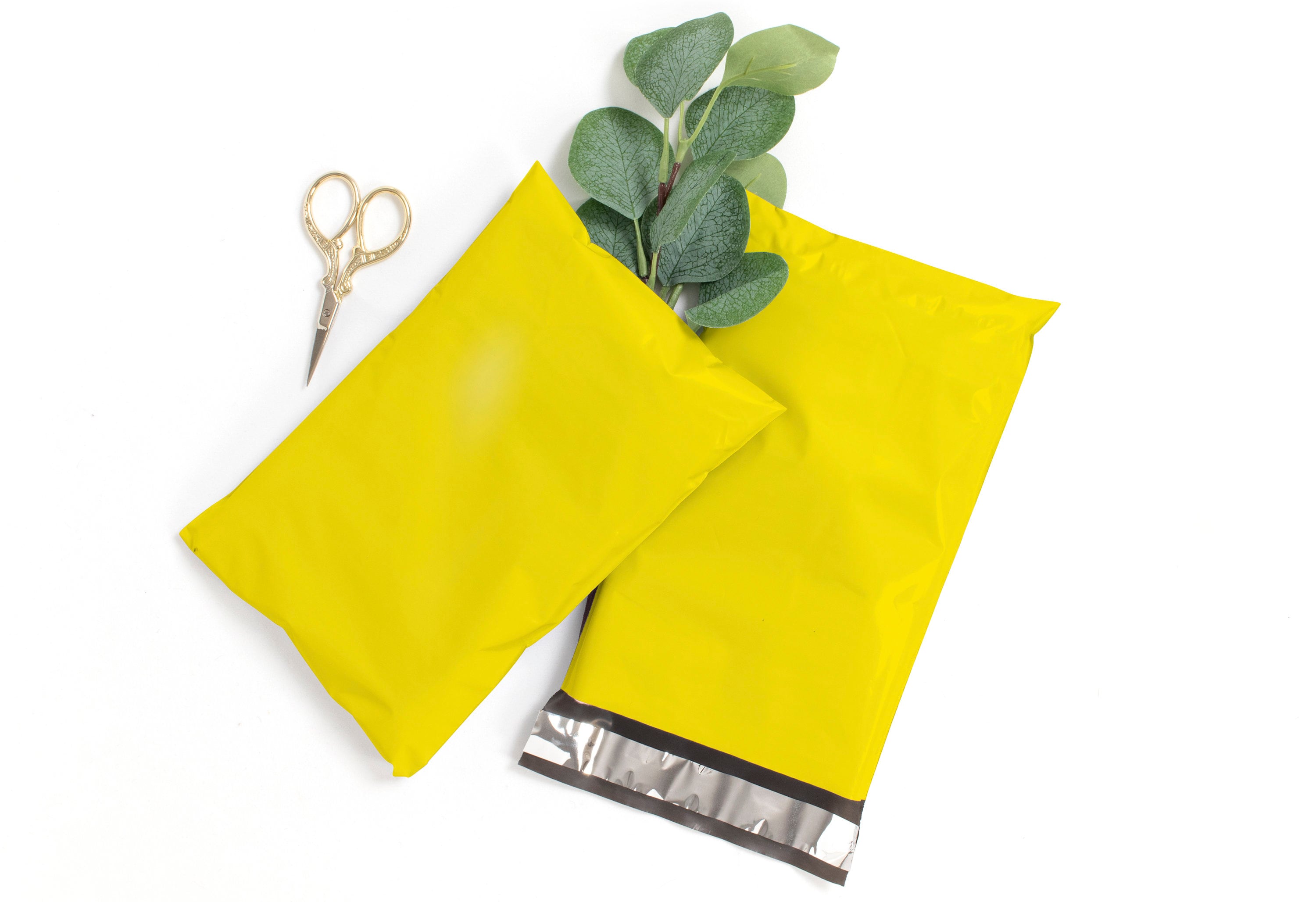 6x9 Yellow Poly Mailer Shipping Bags 200 Pack Matte Bright | Etsy