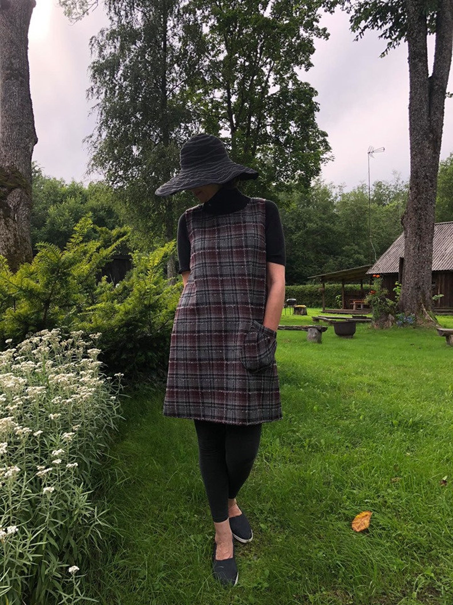 Woolen Tunic Dress 100% Wool Loose Fit and Oversized Tunic - Etsy