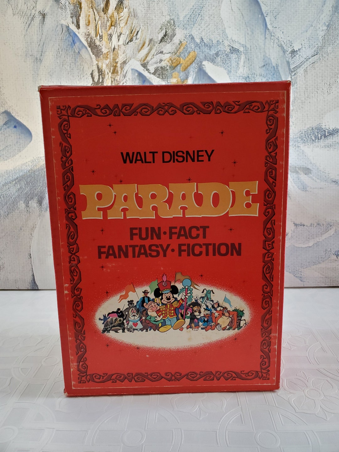 Walt Disney Parade Fun-fact-fantasy-fiction Vintage Book Set 1970 - Etsy