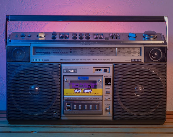 1981! - HITACHI TRK 8800E - Fully Working - Made in Japan Portable ...