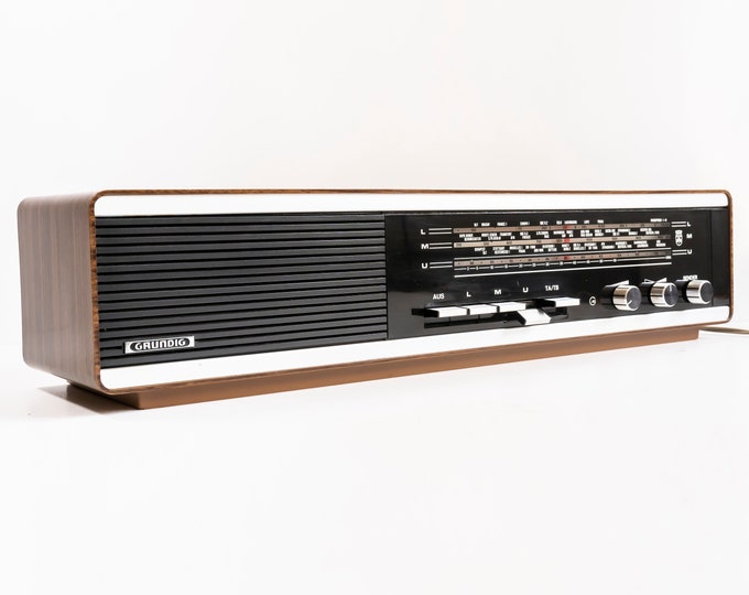 1973! - GRUNDIG RF 410 All Transistor - Made in Germany Vintage Wood ...