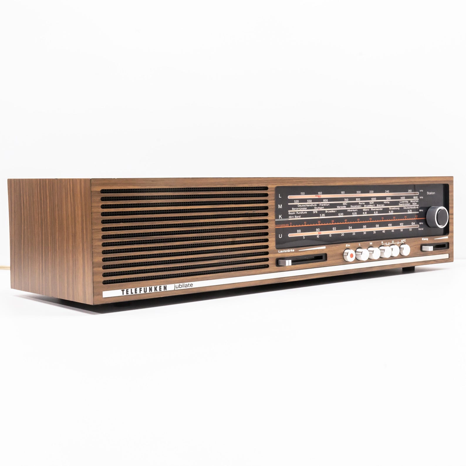 TELEFUNKEN Jubilate 501 Radio (1973) – Fully Working – Wood Effect Case ...