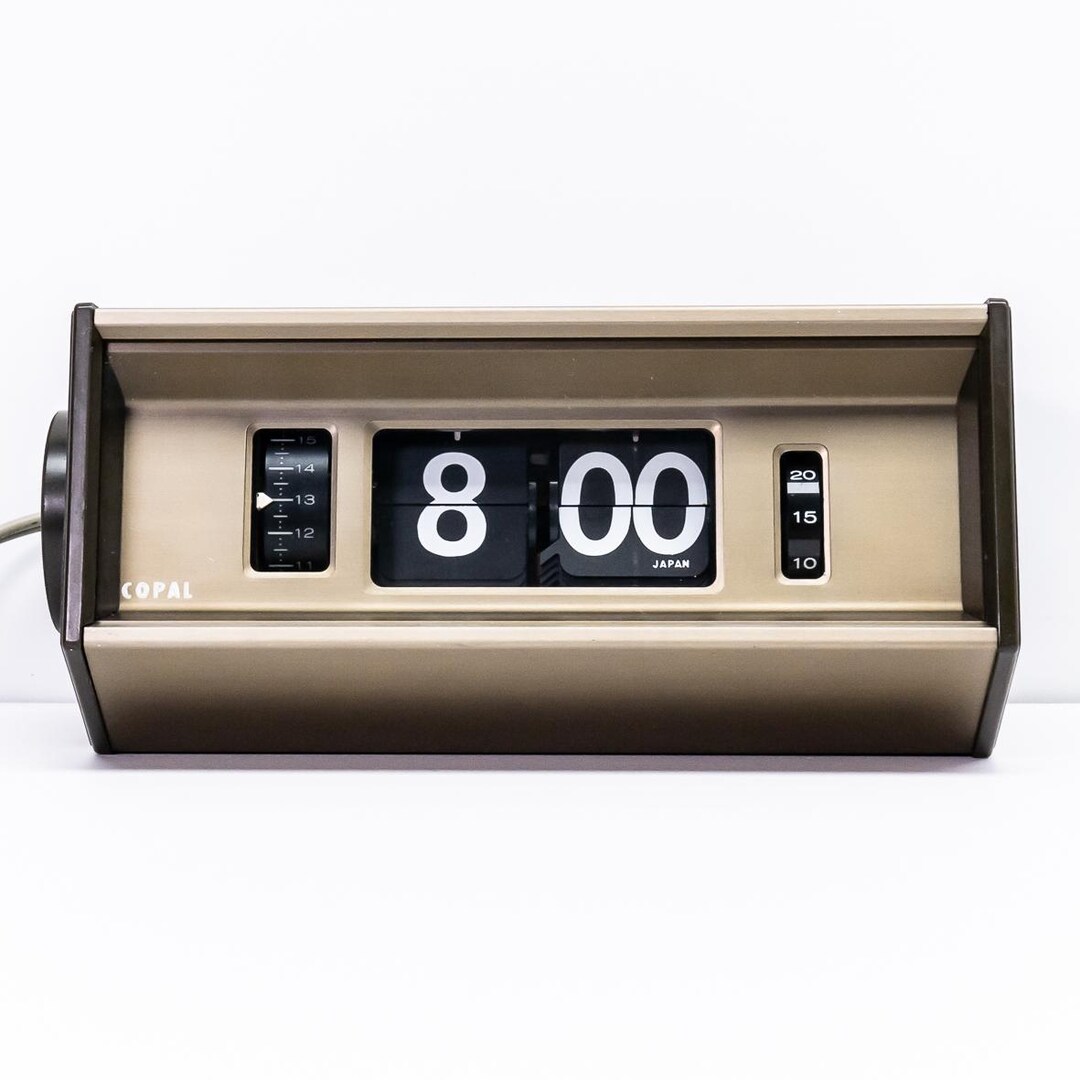 COPAL 702 Alarm FLIP CLOCK (1970s) - Made in Japan Vintage (220v/50hz ...
