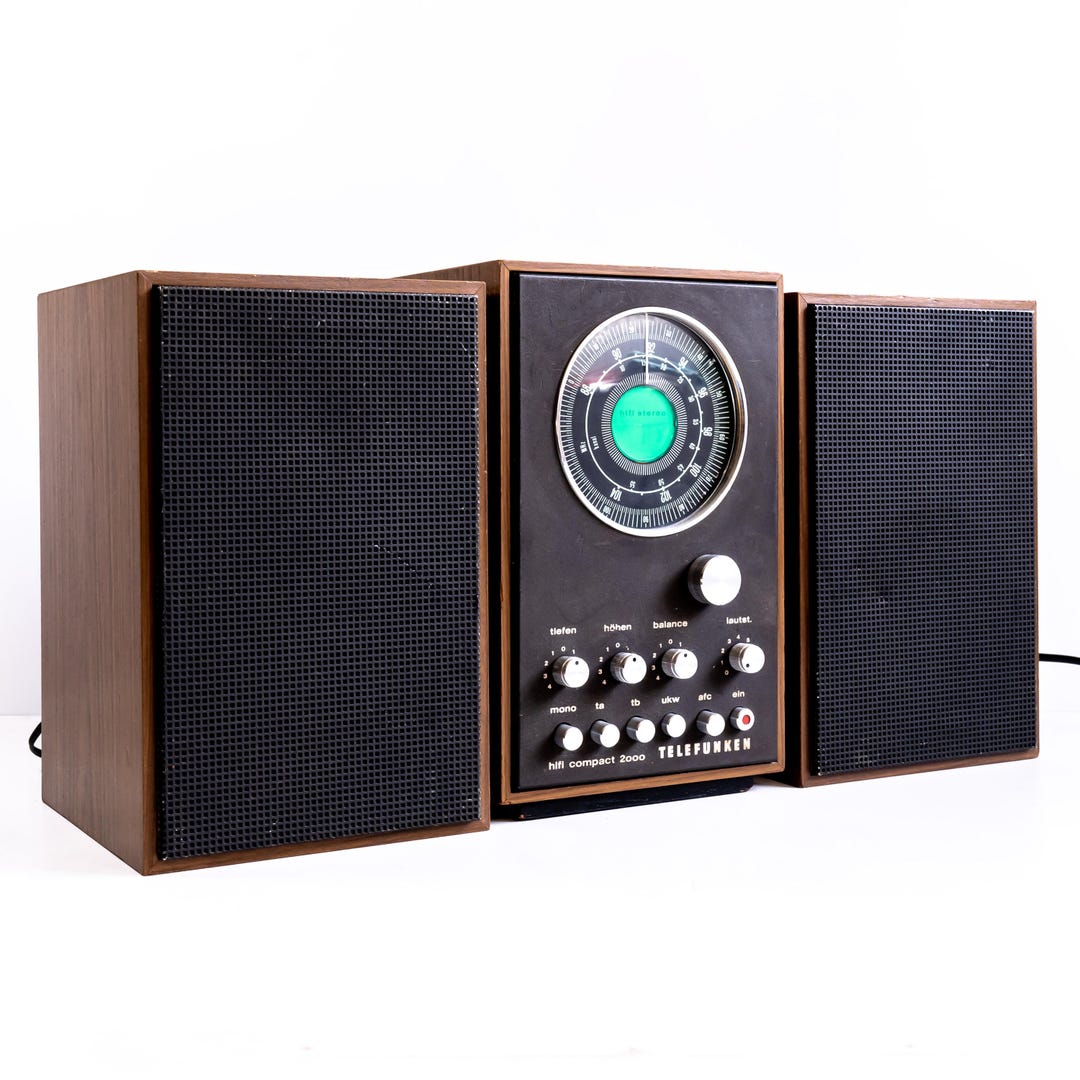 1973! Extremely Rare TELEFUNKEN Hifi COMPACT 2000 Radio Made in Germany ...