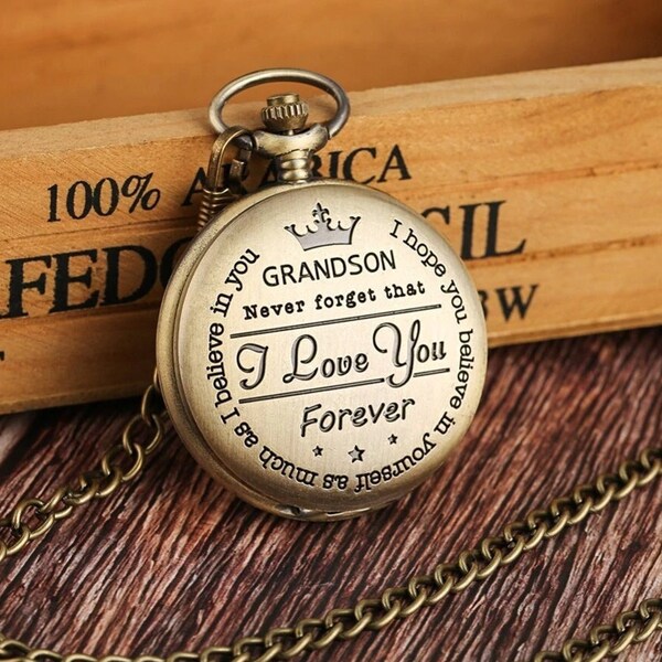 Grandson Pocket Watch - Etsy