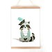 Raccoon- Printable - Woodland Animal Print - Nursery Wall Art - Kids ...