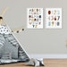 Pear & Alphabet Printable Neutral Nursery Print Earthy Gender Neutral ...