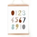 Alphabet Numbers- Playroom Printable - Set Boho Earthy Neutral Pastel ...