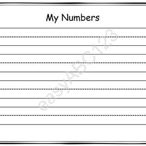Printable 0-100 My Numbers Tracing Page | Includes Bonus Practice Page ...