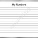 Printable 0-100 My Numbers Tracing Page | Includes Bonus Practice Page ...