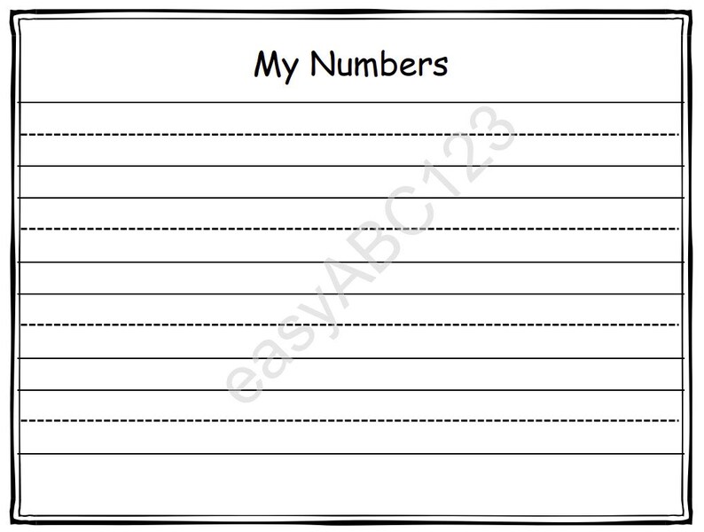 Printable 0-100 My Numbers Tracing Page | Includes Bonus Practice Page ...