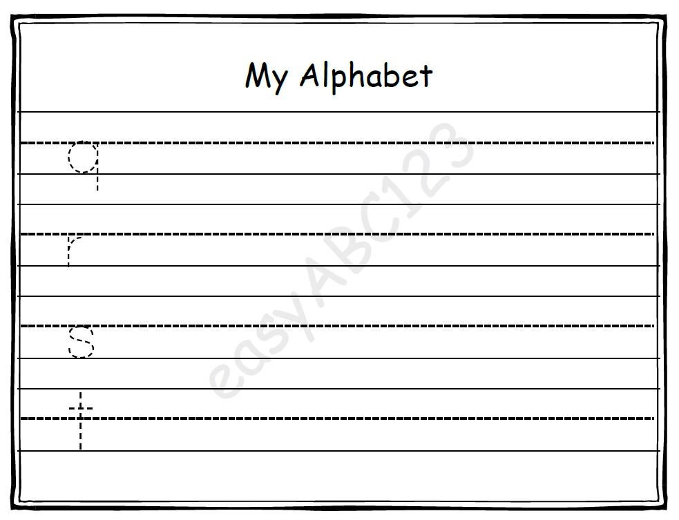 Printable Lowercase Alphabet Letters Trace & Copy Pages | Includes ...