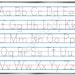 Printable Alphabet Letters Tracing Page | Includes Bonus Practice Page ...